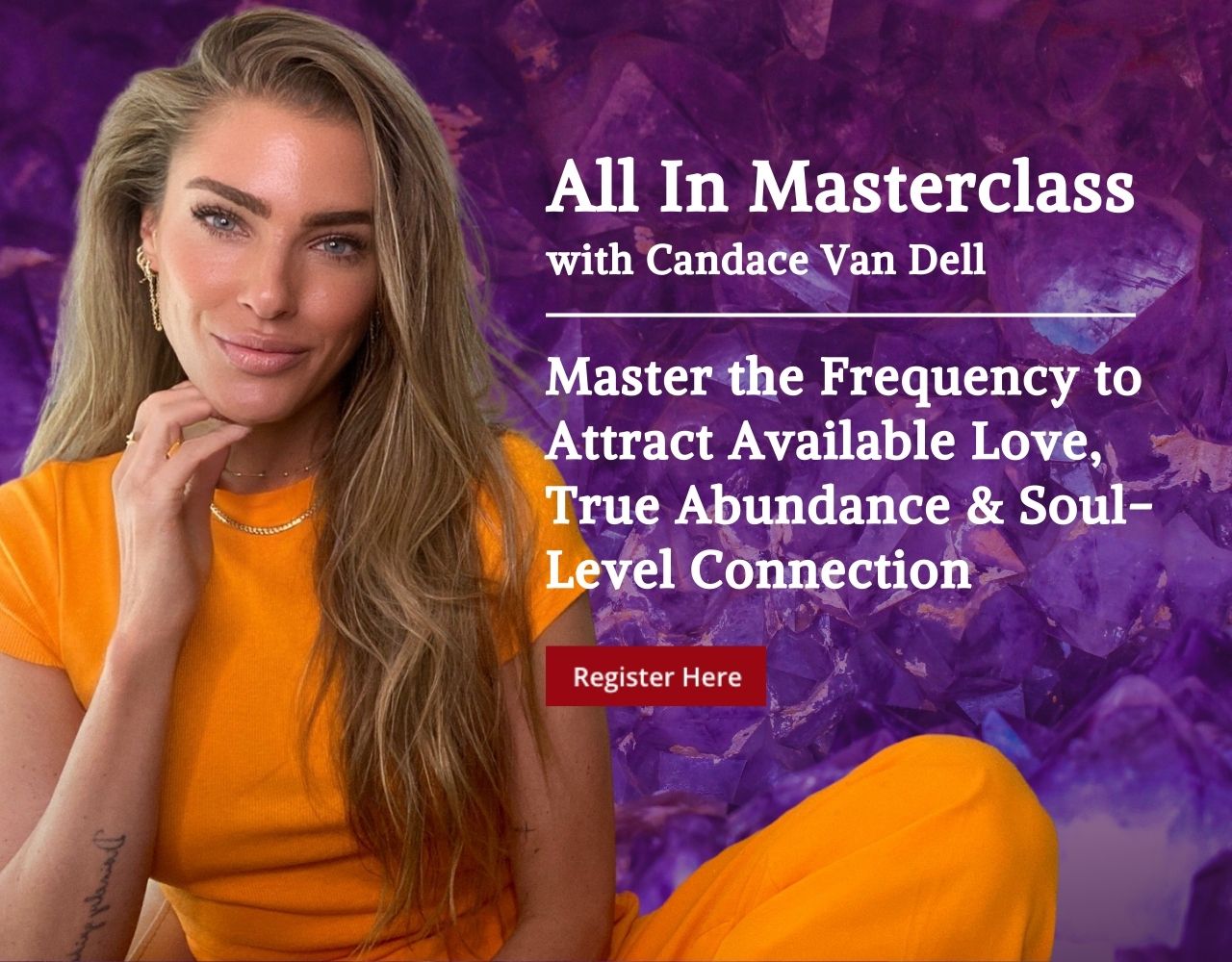 All In Masterclass | Candace van Dell - Spiritual Coach, Author, Speaker